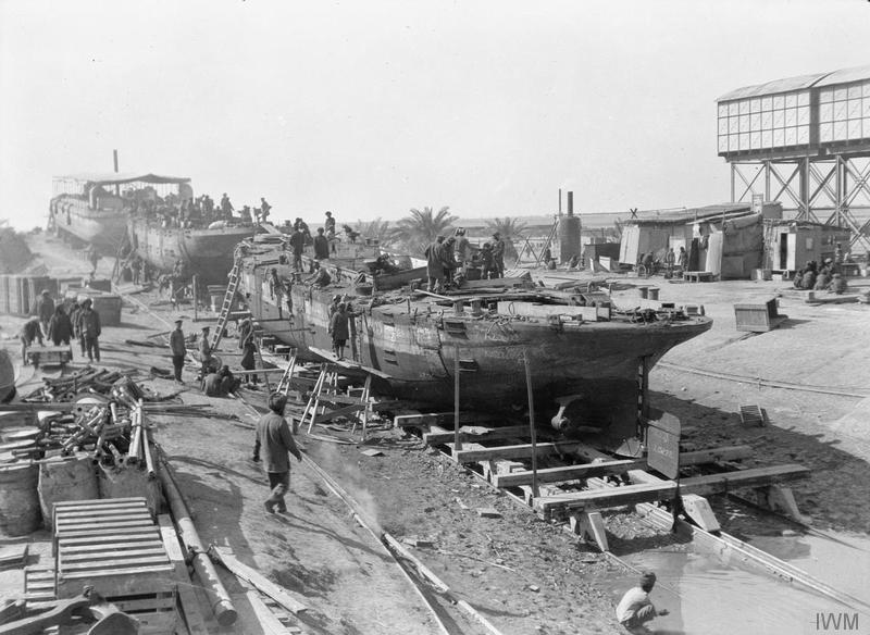 Inland Water Transport docks at Basra © IWM (Q 24551) - Away from the ...