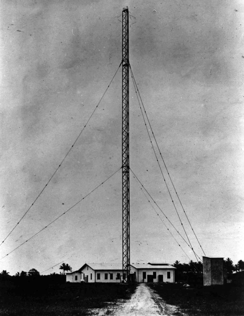Wireless mast at Kamina (Source: Wikipedia) - Away from the Western Front
