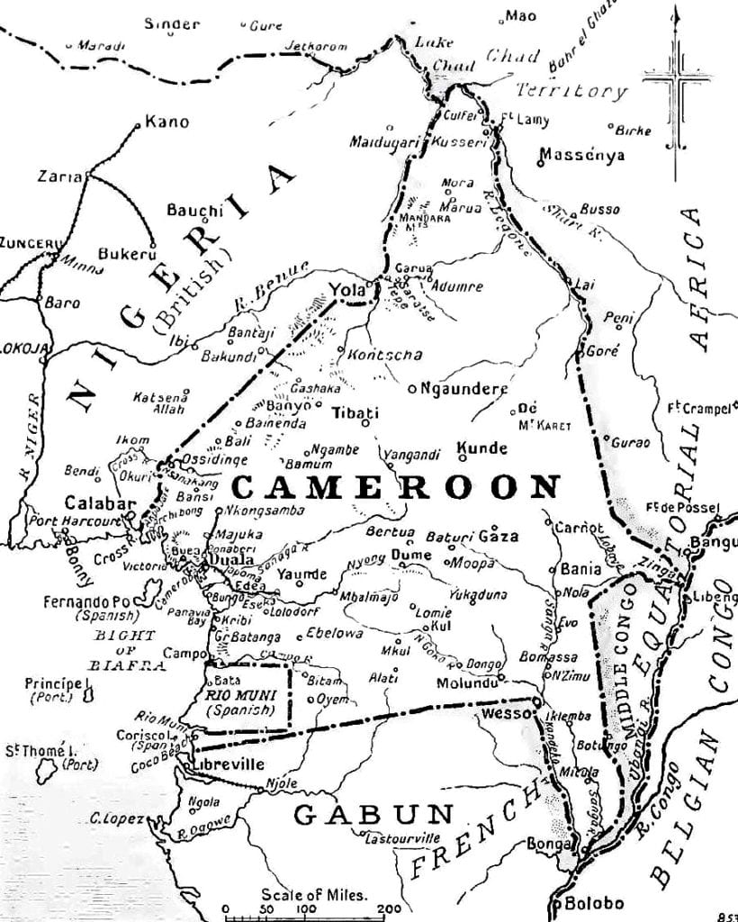 Kamerun in 1914 (Source: Wikipedia) - Away from the Western Front
