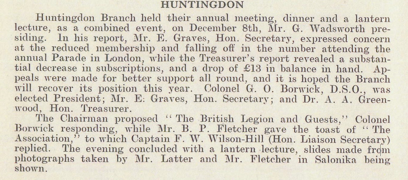 1934 Annual Meeting, Dinner and Lantern Lecture, The Mosquito, No.29 ...